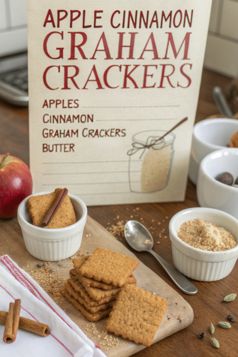 Apple Cinnamon Graham Crackers Recipe for Easy Snacking